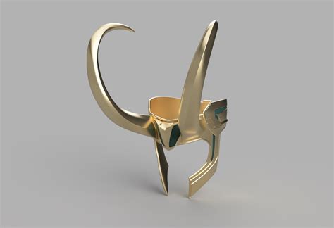 3d File Lokis Ragnarok Helmet・3d Printable Model To Download・cults