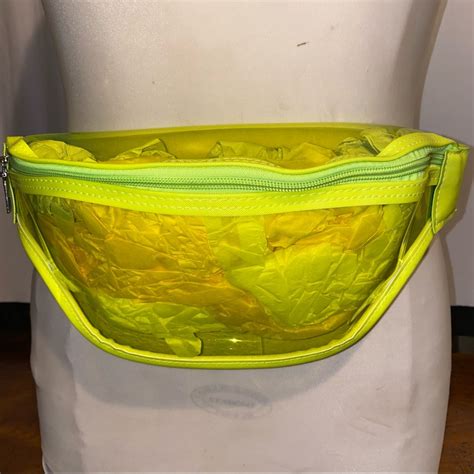 Neon Yellow See Through Fanny Pack Gem