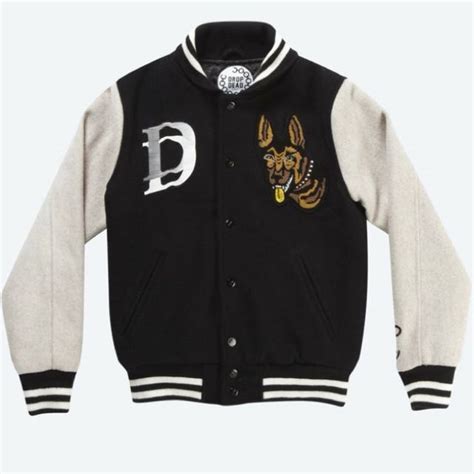 Drop Dead Death Varsity Jacket Mens Fashion Tops And Sets Hoodies On