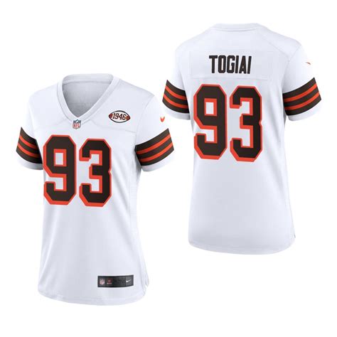 Cleveland Browns Stephen Weatherly Brown Jersey Game Womens
