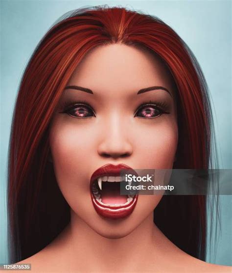 뱀파이어의 여자 3 차원 일러스트 레이 션 3차원 형태에 대한 스톡 사진 및 기타 이미지 3차원 형태 개념과 주제 공포