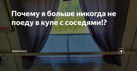Почему я больше никогда не поеду в купе с соседями Вики Маус Дзен
