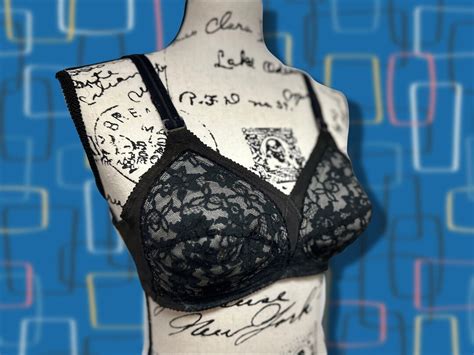 Amazing S Sexy Black Lace Bullet Bra B Sear Etsy