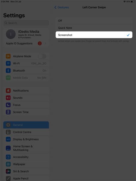 How To Take Screenshots Using Gestures In Ipados Igeeksblog