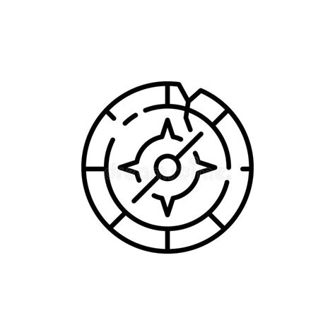 Ancient Compass Artifact Icon Stock Illustration Illustration Of Shovel Tool 338496994