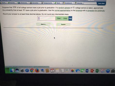 Solved Suppose That 66 Of All College Seniors Have A Job Chegg