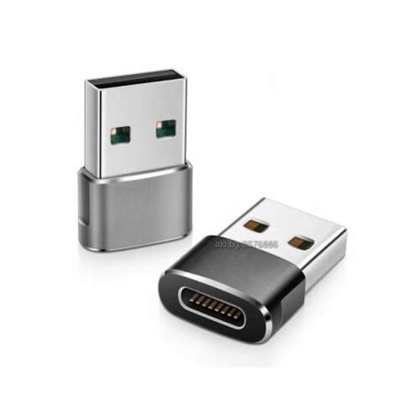 Otg конектор преходник Usb A мъжко към Type C женско Кабели Конектори Преходници