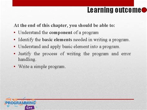 chapter 2 basic element of computer program prepared