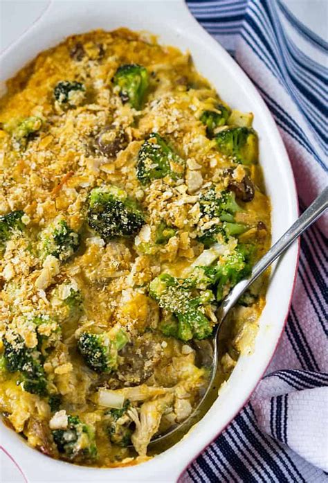 The Most Shared Chicken Broccoli Mushroom Casserole Of All Time Easy