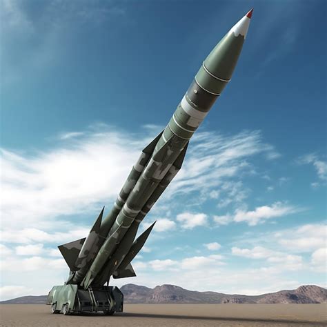 Premium Photo Military Ballistic Missile
