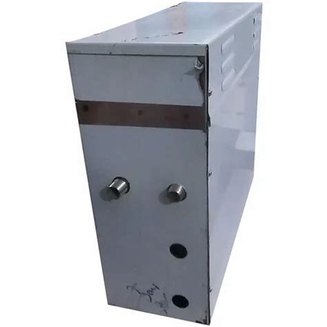 4 Way White Mild Steel Generator Control Panel Cabinet Size 12x4x10