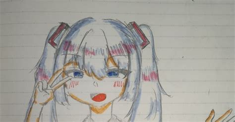 初音ミク 初音ミク描いてみましたー。 あんみつのイラスト Pixiv