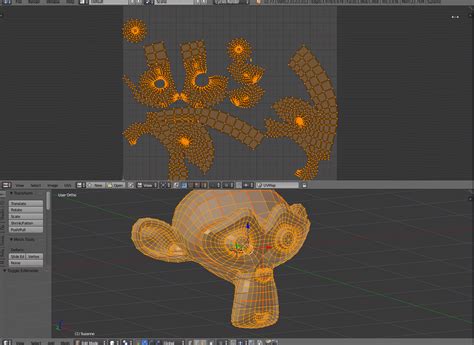 Python Splitting Uv Islands To Have Each Face Separated By Small Amount Blender Stack Exchange