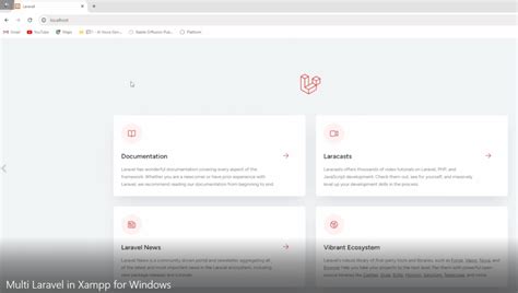 multiple laravel applications in xampp for windows pfv media