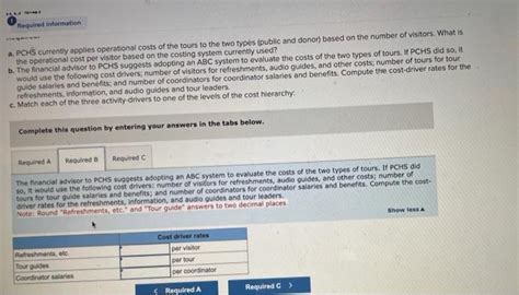 Solved Exercise Algo Activity Based Costing Chegg