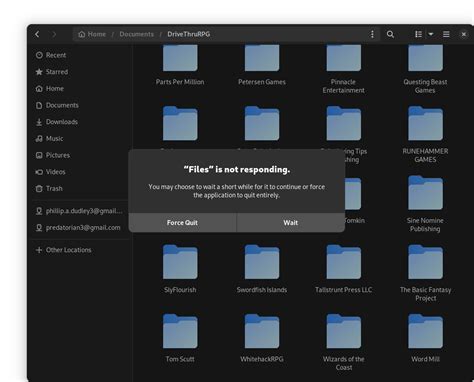 Files Or Nautilus Not Running When Start From Application Menu · Issue