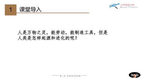 7 21 3人类的起源和进化 课件 共26张ppt 21世纪教育网 二一教育