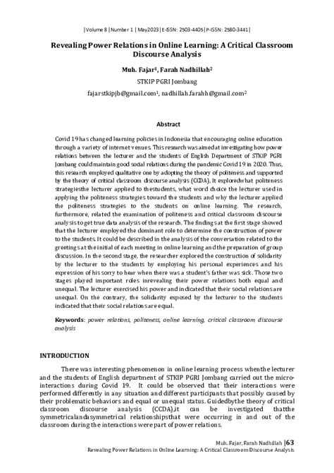 Pdf Revealing Power Relations In Online Learning A Critical