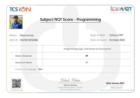 Vikas Kumar On Linkedin Tcs Firstattempt
