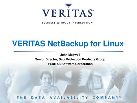 ppt veritas netbackup for linux powerpoint presentation free