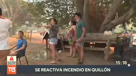 🔴 Se Reactiva Incendio Forestal En Quillón 🔴 Se Reactiva Incendio