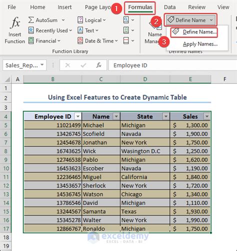 How To Create Dynamic Table In Excel 3 Quick Ways Exceldemy