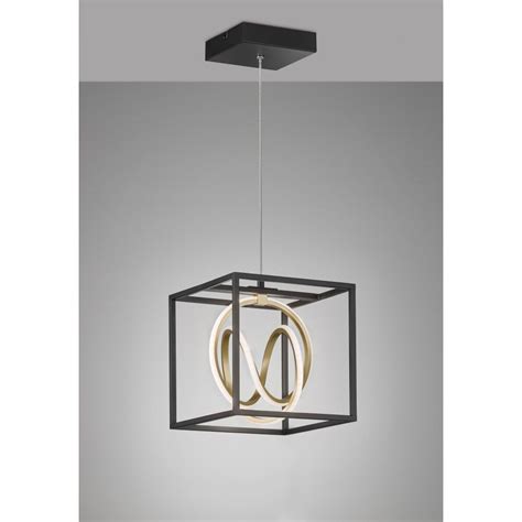 Fischer And Honsel Gisi Pendelleuchte Led Schwarz 60913 Lampe De