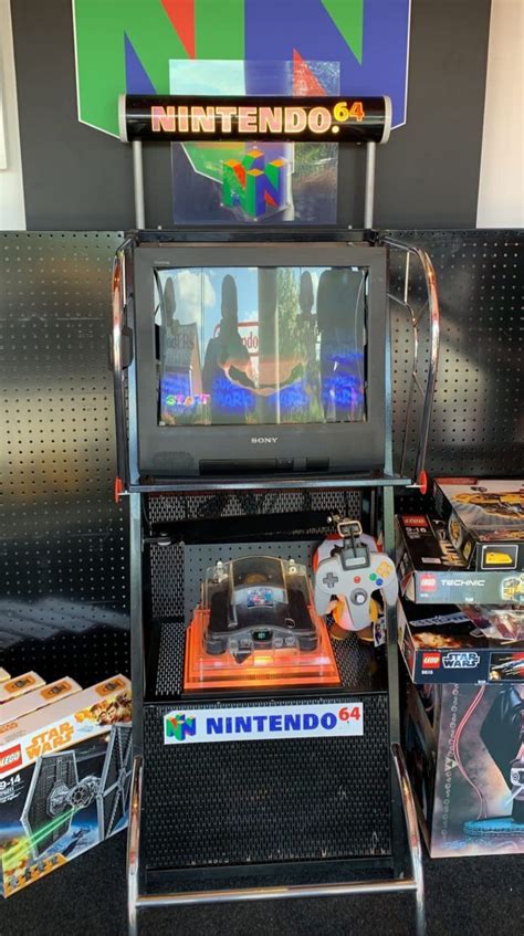 Kiosk N64 Retro Games Room Video Game Rooms Video Game Stores