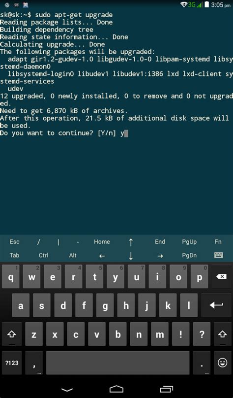ssh to your linux systems from android unixmen