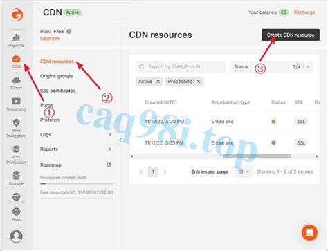 Gcore Cnd 简介与使用教程 建站与vps
