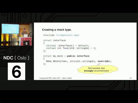 Ndc Conferences Talk Using Trompeloeil A Mocking Framework For