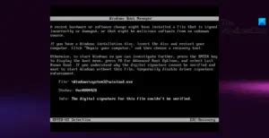0xc0000428 Windows Cannot Verify The Digital Signature For This File