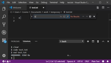 Visual Studio Code Vscode Regexp Searching Cannot Match The Cr R