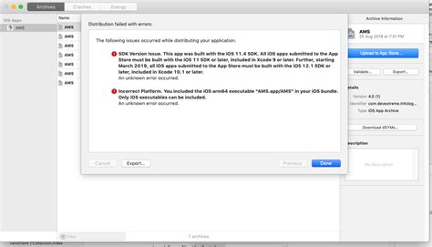Ios Sdk Issues For Release In Xcode 9 Stack Overflow