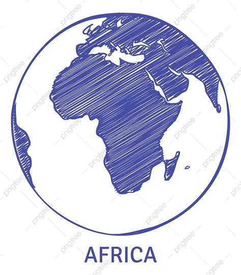 World Map Maps Vector Design Images Round World Map With Africa In