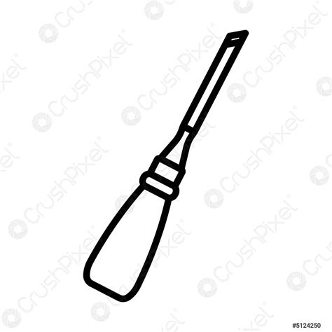 Chisel Icon Stock Vector 5124250 Crushpixel