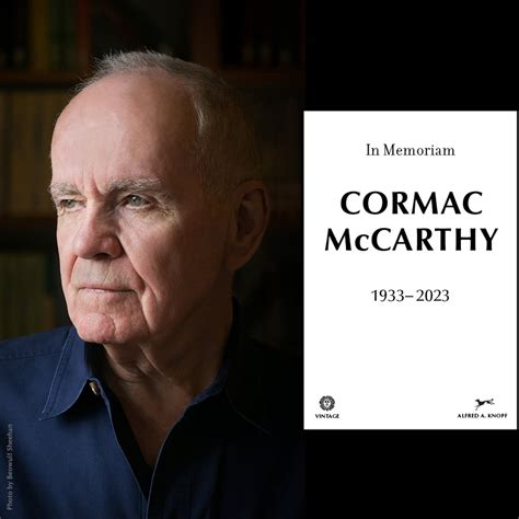 Rip Cormac Mccarthy Bruceb Consulting