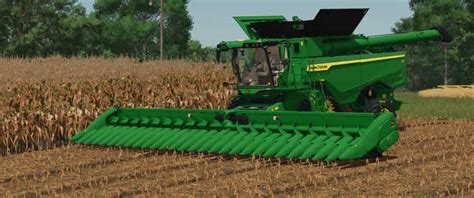 FS25 John Deere 627C Corn Header v 1 0 0 0 Cutters Mod für Farming Simulator 25