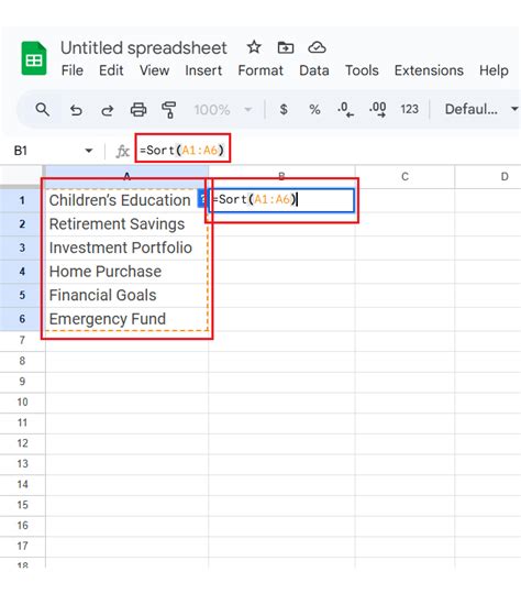 Sorting In Google Sheets For Quick Data Insights