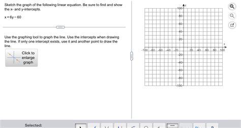 solved sketch the graph of the following linear equation be