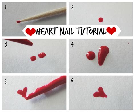 Valentine´s Nail Art Inspiration And Heart Tutorial
