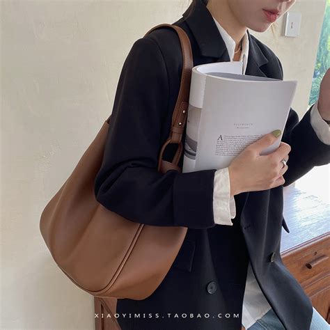 百搭ins大容量包包女2021新款潮时尚复古托特包小众单肩腋下包 阿里巴巴