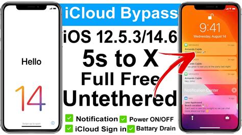 Windows FREE Untethered ICloud Bypass IOS 14 6 12 5 3 MEID GSM