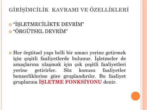 PPT GİRİŞİMCİLİK KAVRAMI VE ÖZELLİKLERİ GİRİŞİMCİLİKTE BAŞARI FAKTÖRLERİVE BAŞARISIZLIK