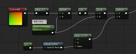 虚幻引擎 制作像素化消散效果（上） debugtimesine csdn博客