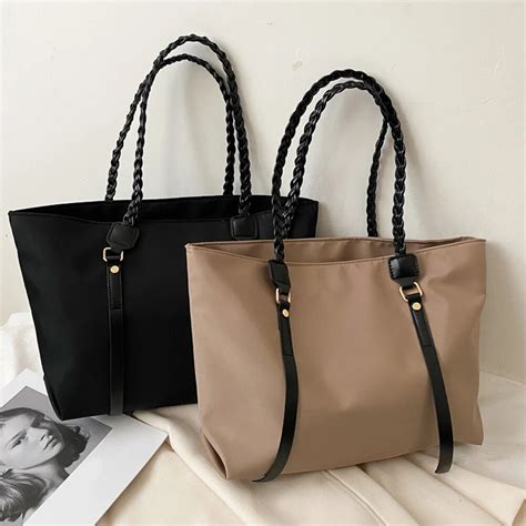 여성용 럭셔리 브랜드 핸드백 디자이너 숄더백 트렌디 통근 핸드백 여성용 토트백 AliExpress