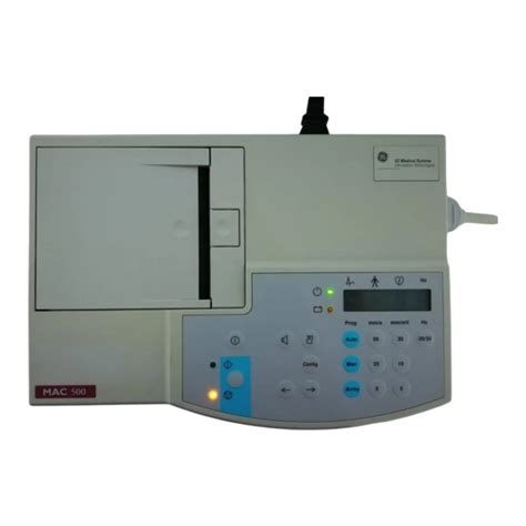 Ge Mac 500 Manual De Usuario Descargar En Pdf Manualslib