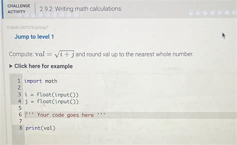 Solved Challengeactivity Writing Math Chegg