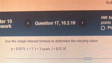 Solved Question Use The Simple Interest Formula Chegg