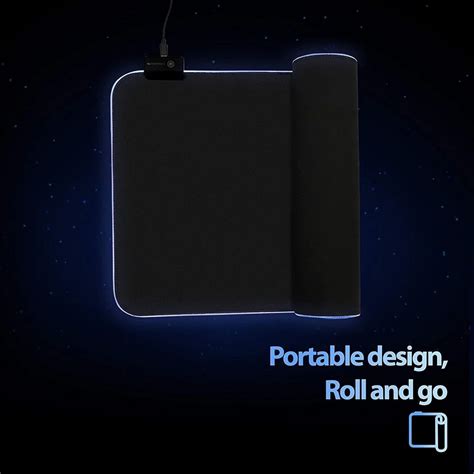 Zebronics Zeb Blaze Xl Rgb Gaming Mouse Pad With Anti Slip At Rs 1649